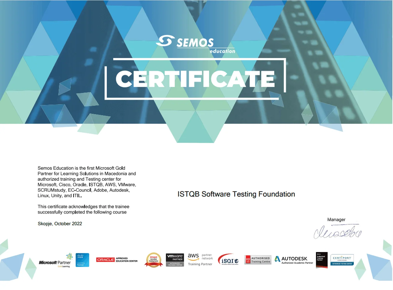 Академија за Automation Software Tester | Семос Академии